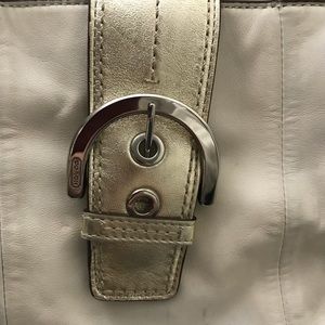 Coach | Bags | Coach Leather Bag Ivory Colored | Poshmark